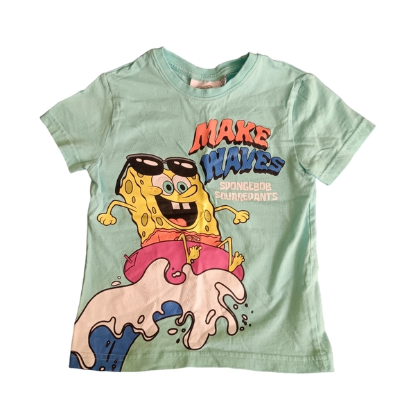 Primark | Shirts & Tops | Spongebobprimark Toddler Boys Make Waves ...